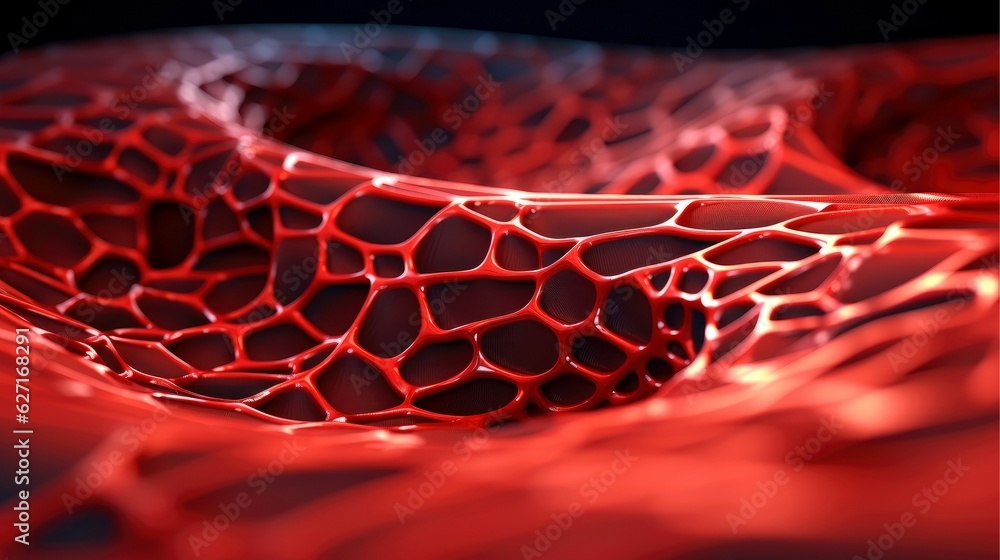3D illustration mockup of the human organ systems, circulatory ...
