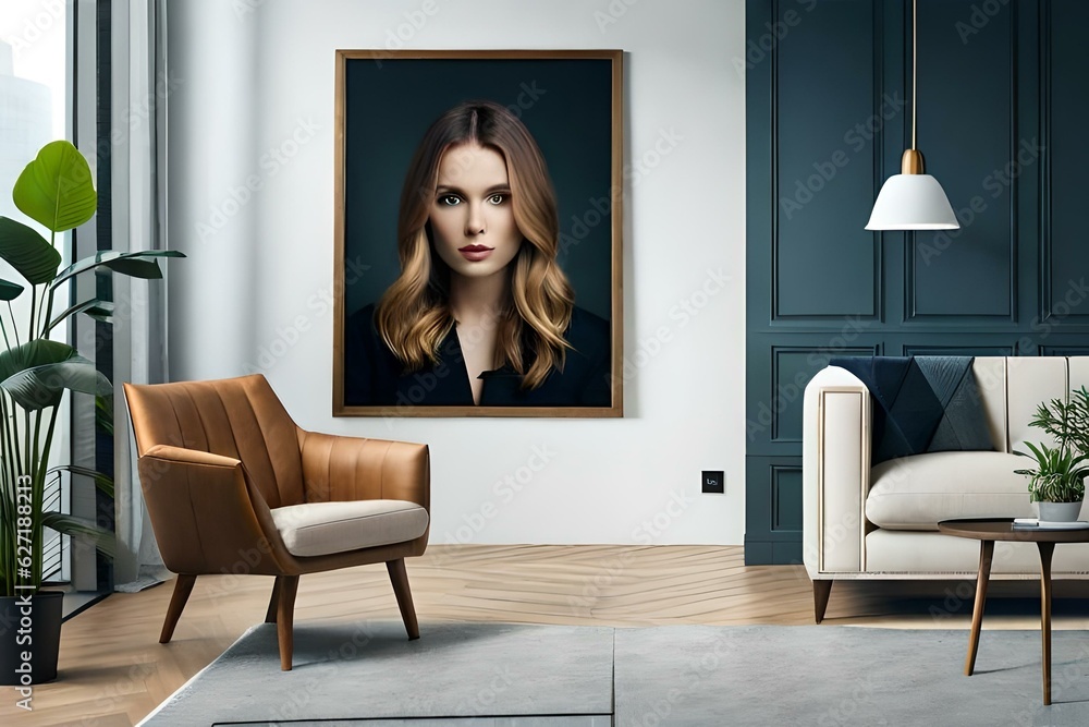 Ilustrace „beautiful living room 4k, 8k, 16k, full ultra hd, high ...