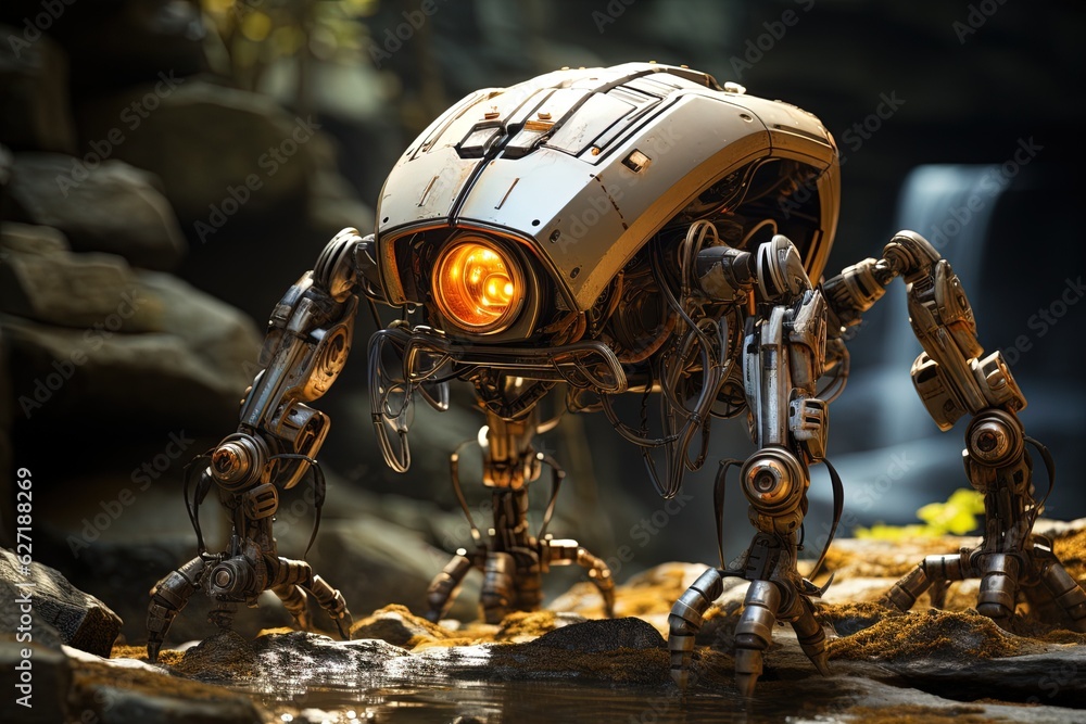 Rock - Age Robots: Meet stone - built robots that assist cavemen with ...