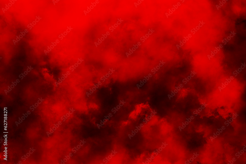 Abstract red smoke mist fog on a black background. Red Smoke on a black ...