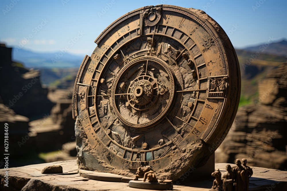 The Wheel - Invention Tablet: A stone tablet depicting the blueprint ...