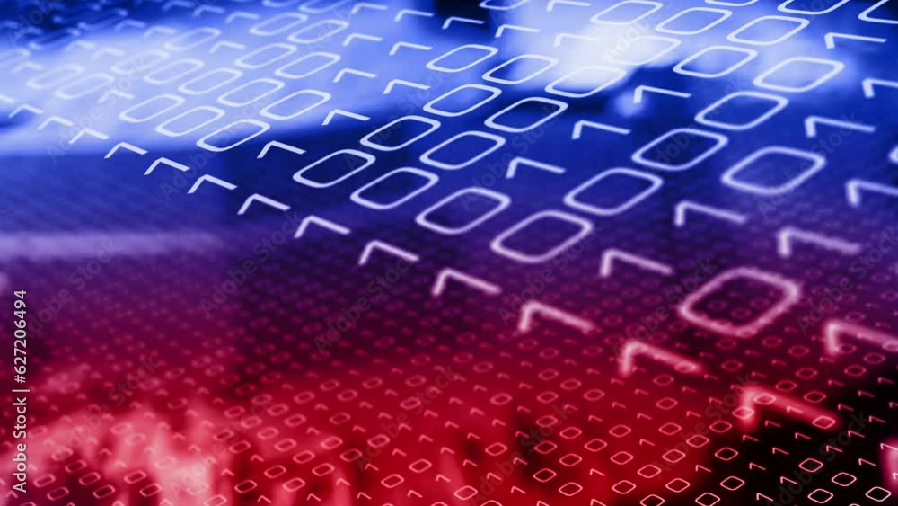 Binary code background a contemporary visual effects experience with ...
