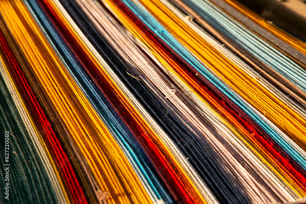 Material and tools for the elaboration of textile handicrafts in an ...