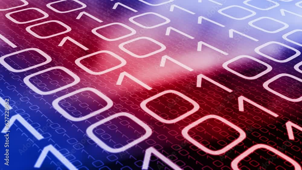 Tech Concept Unleashed Binary Code Motion Backgrounds As A Visual Representation Of Data And 9538