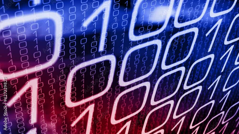 Embracing the digital age binary code motion backgrounds as a backdrop for creative expression ...