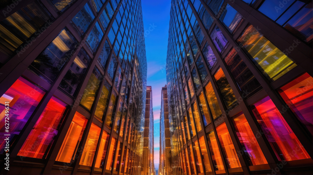 dynamic cityscape photo showcasing the modern architecture and bustling ...