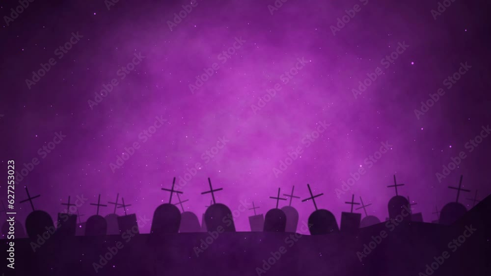 Halloween Night sky Background with full moon. Scary festival with ...