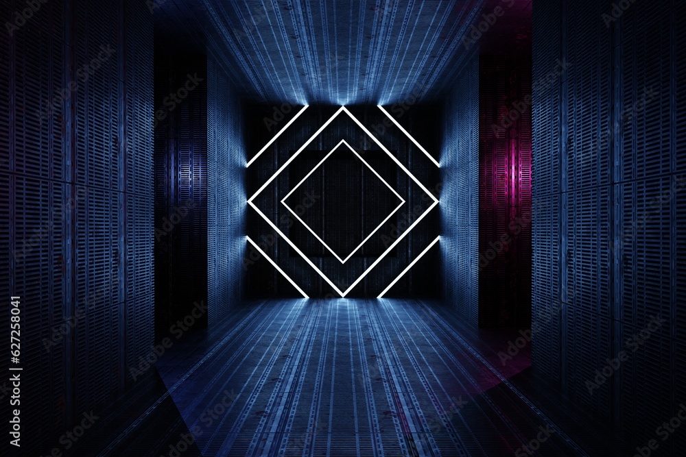 Empty background scene. Texture dark concentrate floor with mist or fog ...