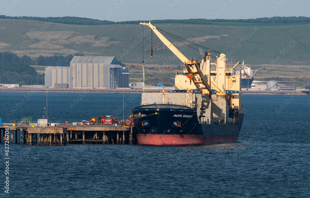 Invergordon, Scotland, UK. 3 June 2023. Port of Cromarty Firth a deep ...