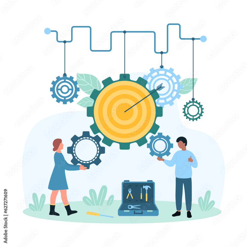 Effective development, management and business process control vector ...