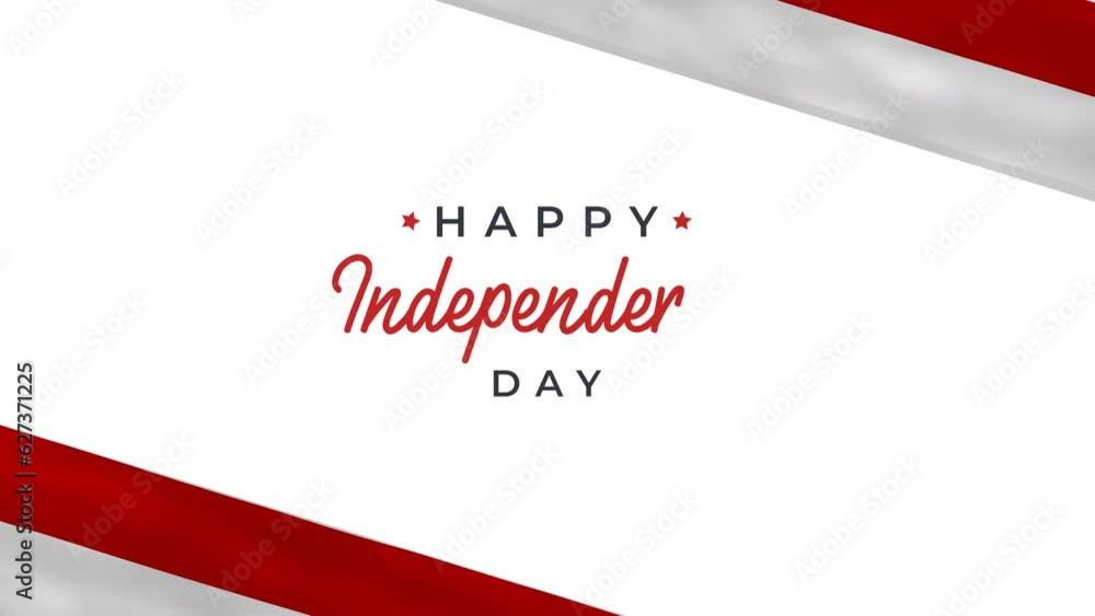 Indonesia Independence Day animated text.happy independence day indonesia. Celebrate Indonesia ...