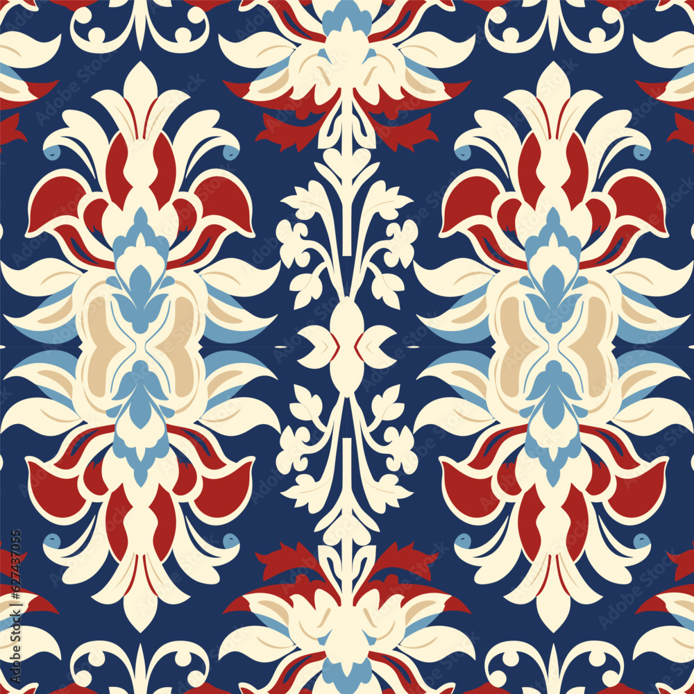 Traditional Thai Kanok fabric pattern. Luxury ornate elegant Thai style ...