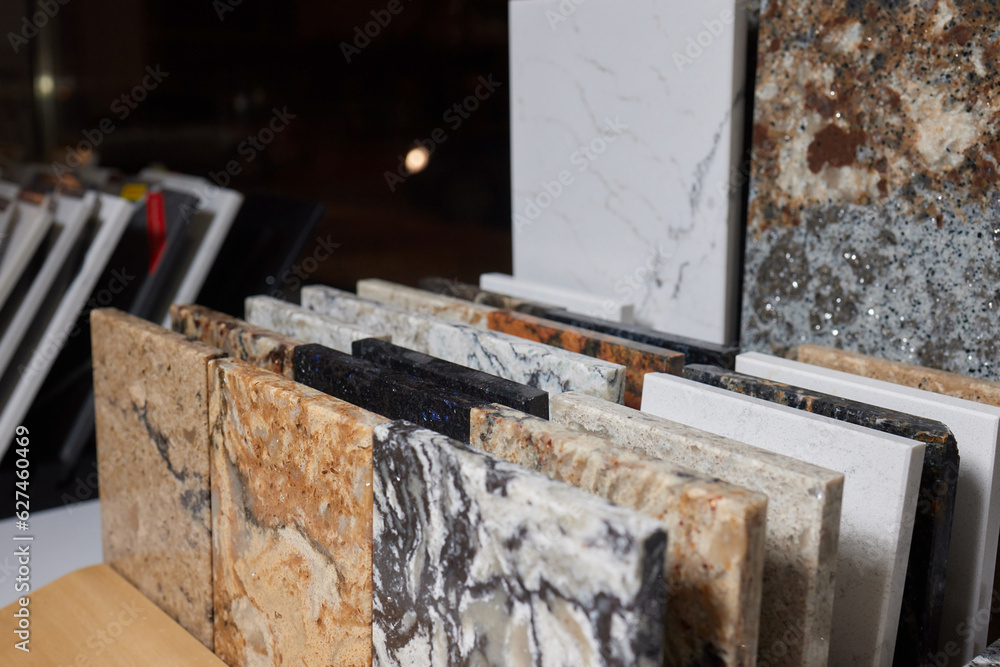 Kitchen bathroom tiles showroom display of new tiling option for floors ...