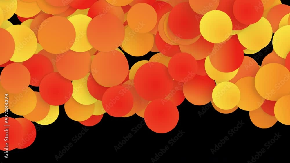 Summer hot sun bubbles ball heat wave transition with alpha channel ...