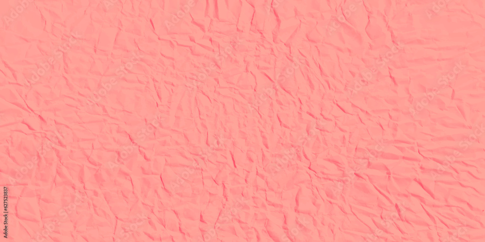 Pink wrinkled paper texture. light pink crumpled paper matte background ...