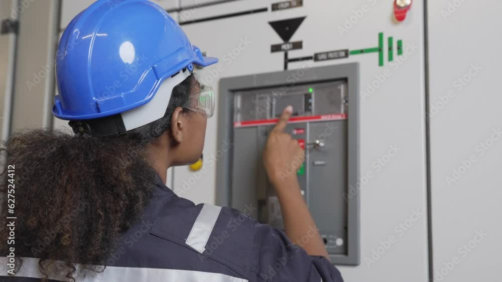 Engineers check control systems for the proper functioning of critical ...