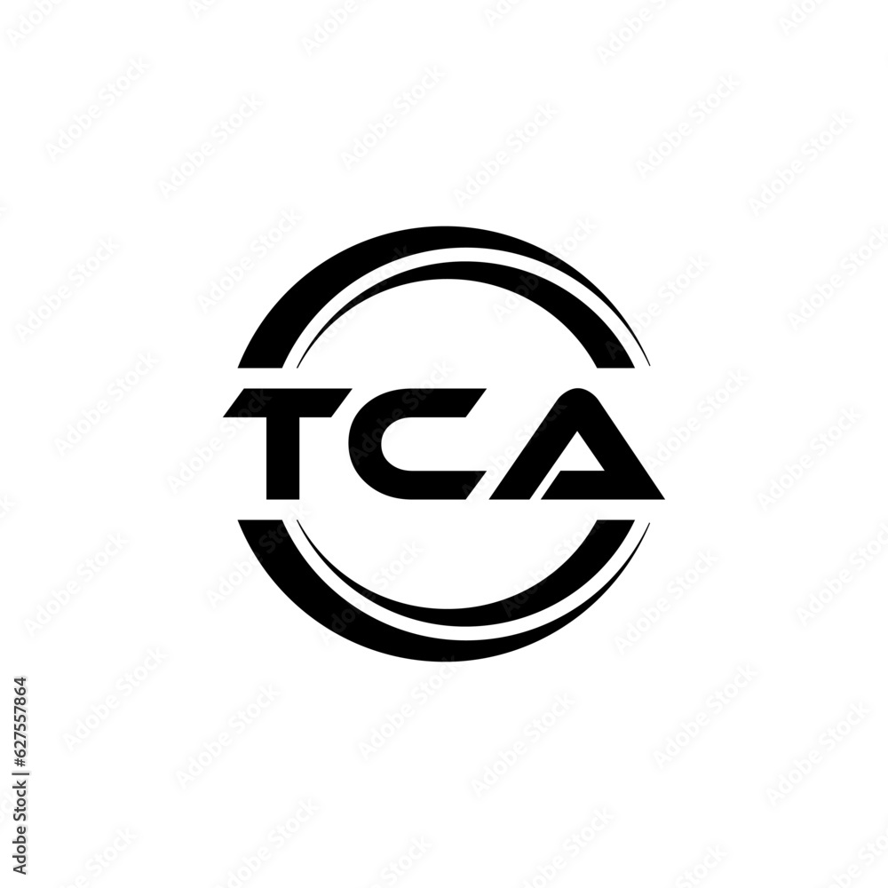 Vetor de TCA Logo Design, Inspiration for a Unique Identity. Modern ...