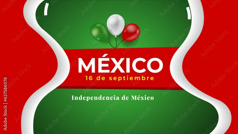 September 16 mexico independence day. Invitation for social media for ...