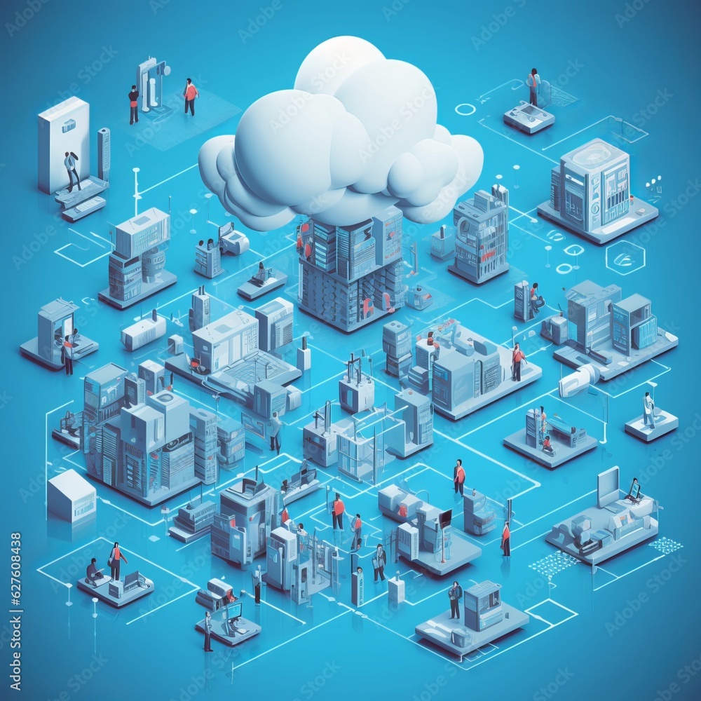 Cloudscape: A Dynamic Collection of Images Illustrating the World of Cloud Computing Stock ...