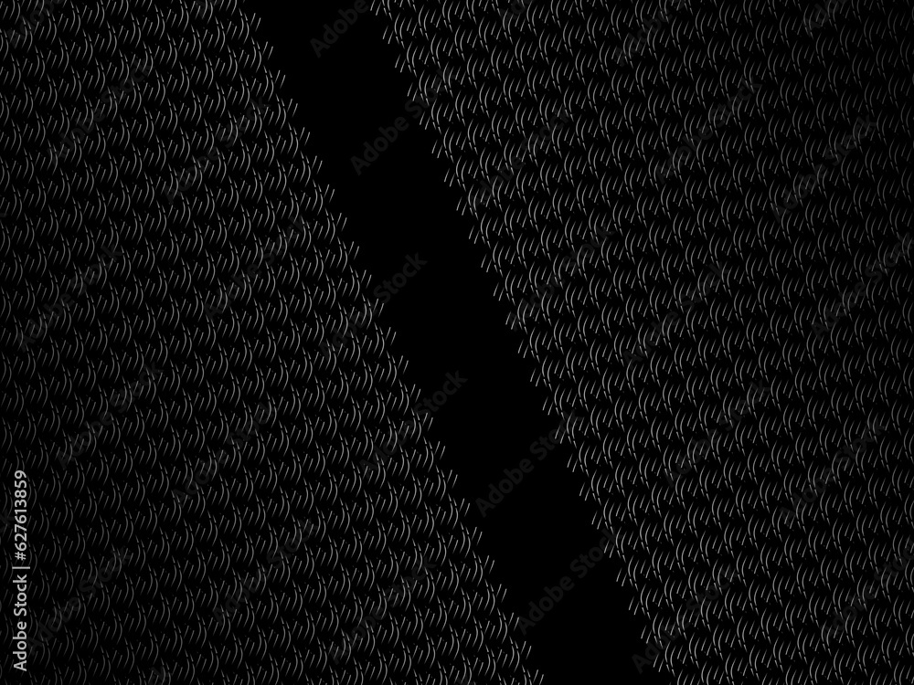 Black metal texture steel background. Luxurious 3d ornament. Perforated ...