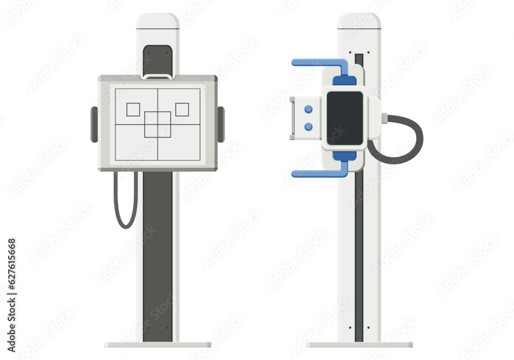 Chest radiographic units, imaging procedure beam X-ray body by ...