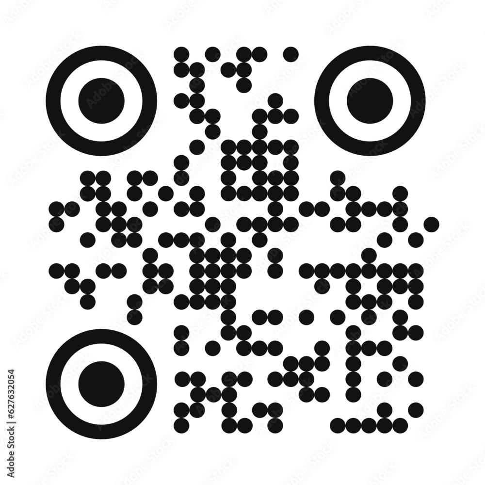 Qr Code Icon An Example Of A Qr Code Quick Response Code For Smartphone Mobile App Payment