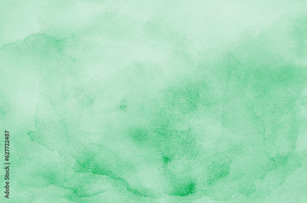 Abstract green watercolor background texture Stock Illustration | Adobe ...