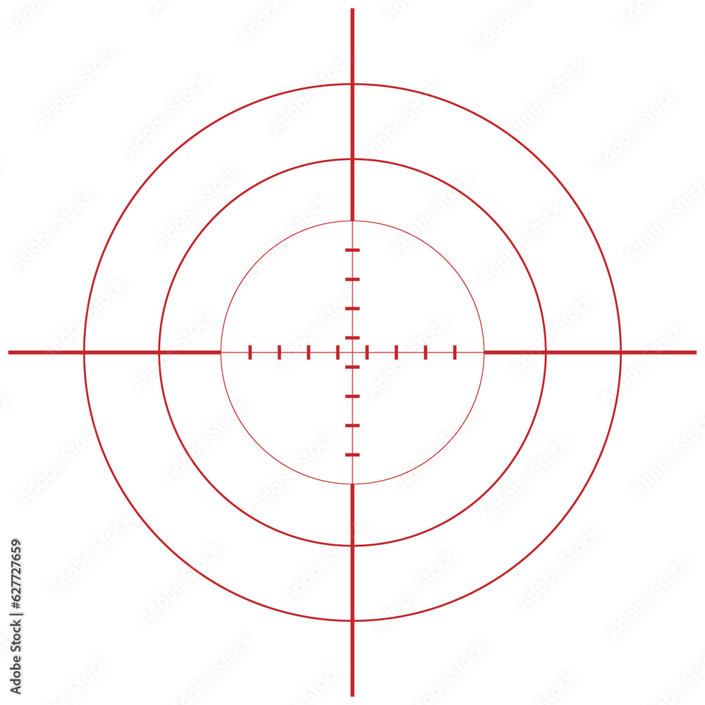 red shooting target png Stock Illustration | Adobe Stock