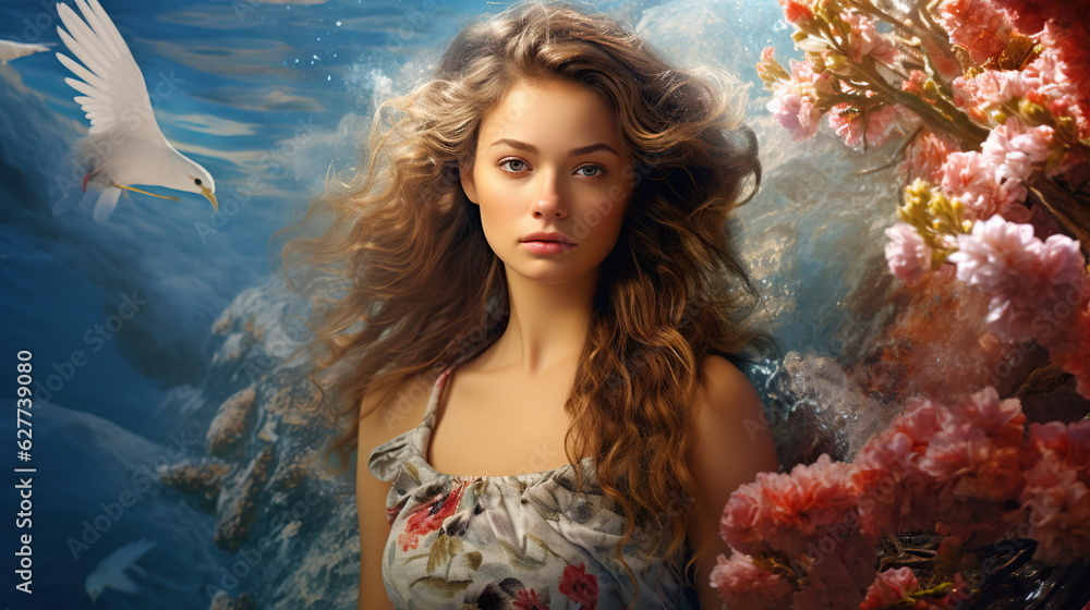 A girl who represents the elements - earth, air, fire and water. Each ...