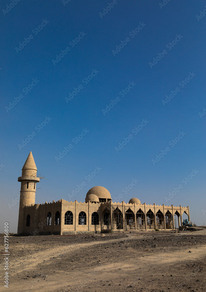New mosque being built, Afar Region, Assayta, Ethiopia foto de Stock ...