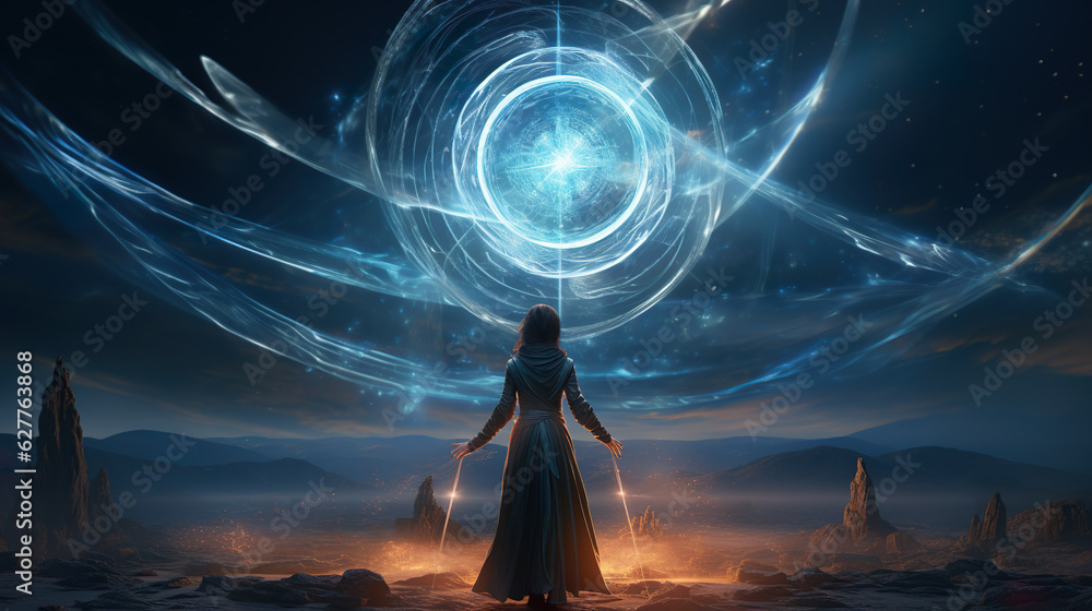High Fantasy Character: An epic portrait of an anrcane powerful ...