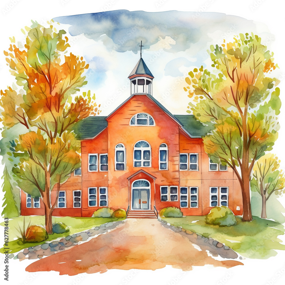 School Days, Educational Clipart, School Clipart, Generative Ai Stock ...