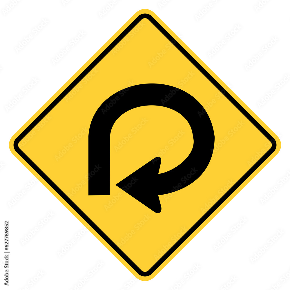 Transparent PNG format Vector graphic of a usa 270 degree loop highway ...