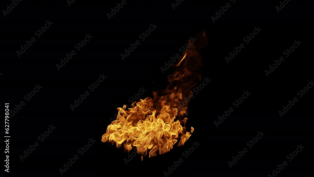 Realistic Ground Fire in 4K resolution to put stuff on fire using VFX ...