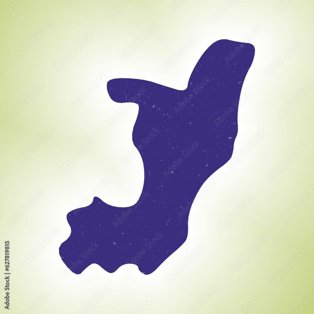 Congo shape on gradient background. Country map with scratch texture ...