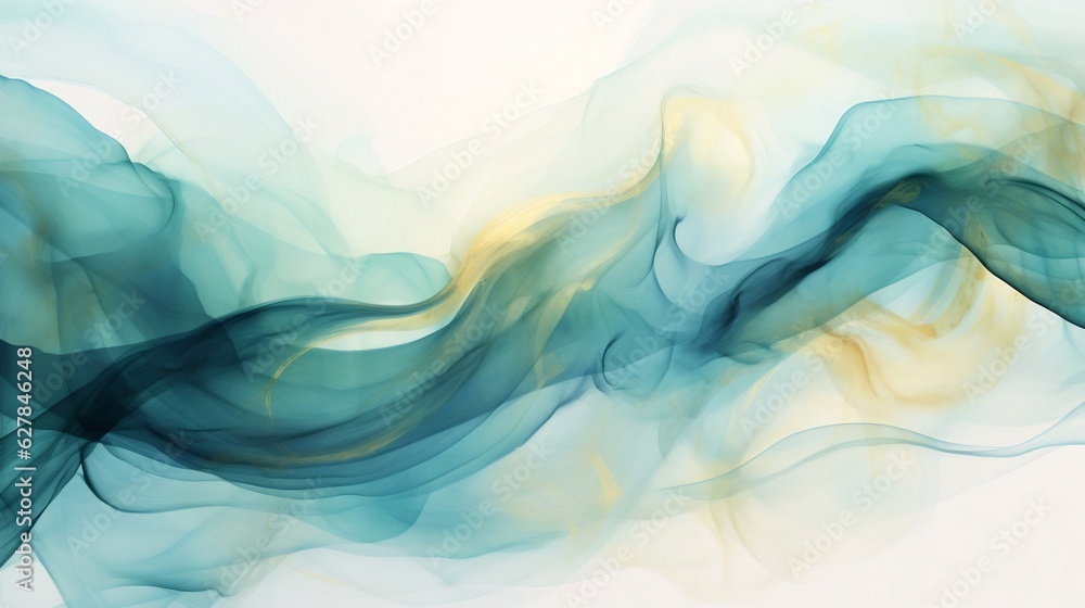 Generative AI : Luxury Pale Turquoise and Cool Indigo marble texture ...