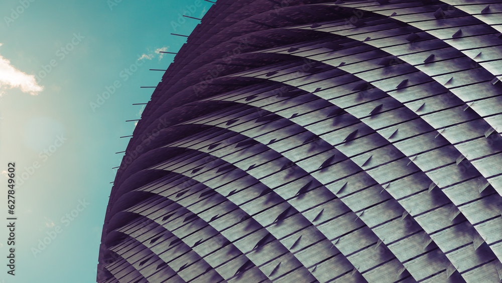 Detalle de arquitectura abstracta. Copyspace y detalle de la ...