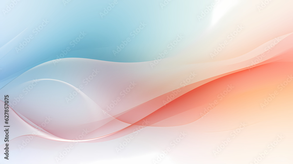 Abstract light color background with waves. Generative AI Stock ...