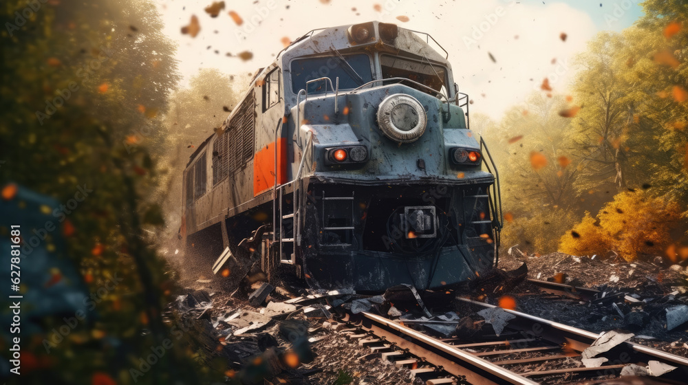 Train accident, Railway fire, Train crash, Transportation Disaster ...