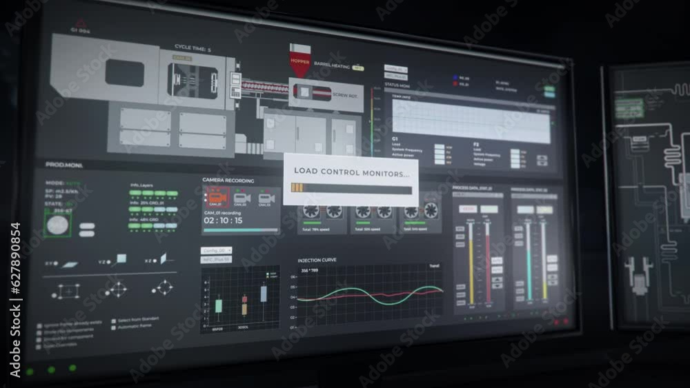 Modern AI system controlling the manufacturing process at the ...