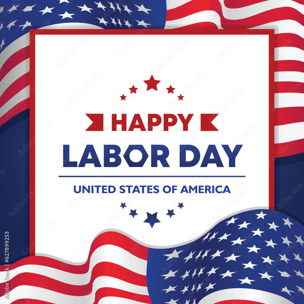 Happy Labor Day Vector Background for posters, flyers, business ...