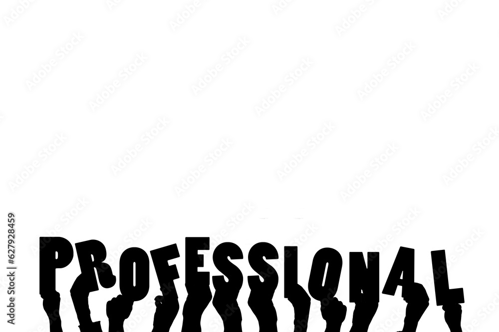 Digital png black text of professionalism on transparent background ...