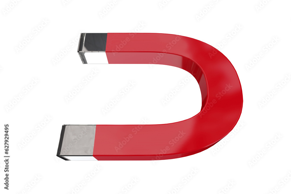 Digital png illustration of red magnet on transparent background Stock ...