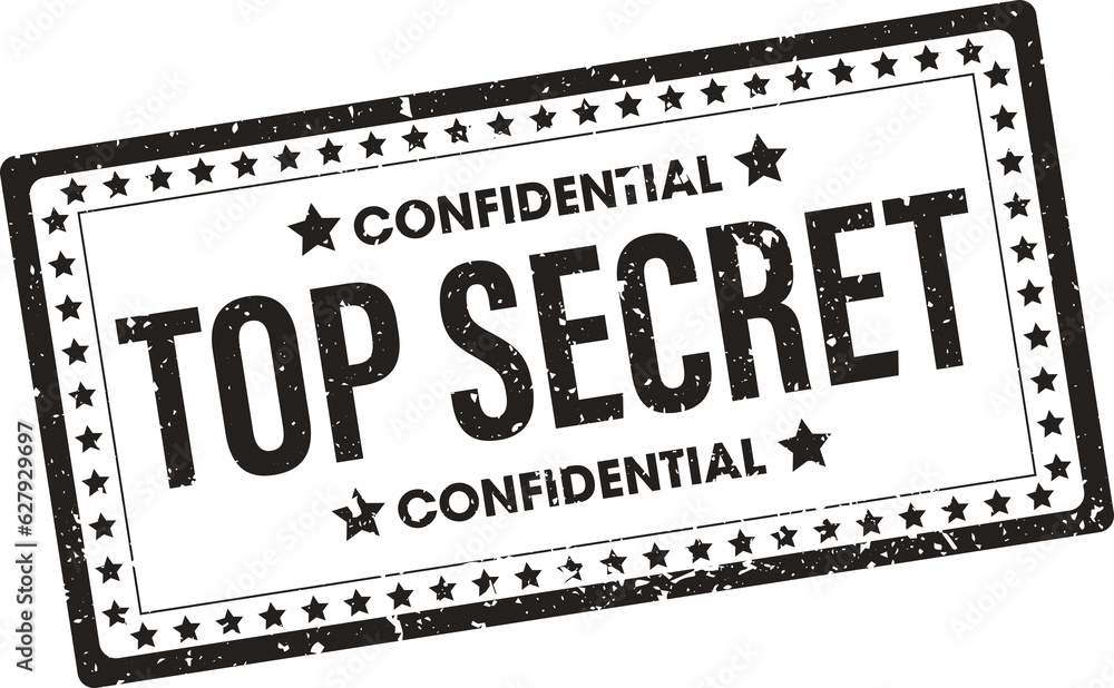 Digital png illustration of top secret text on transparent background ...