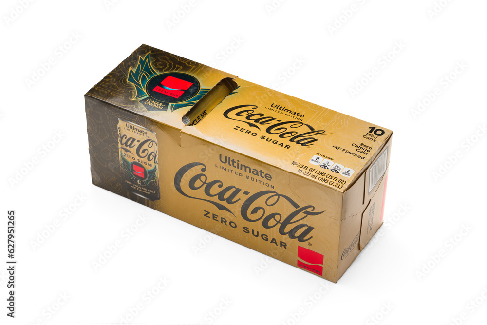 Coca-Cola Ultimate Edition Zero Sugar Case with cans Transparent ...