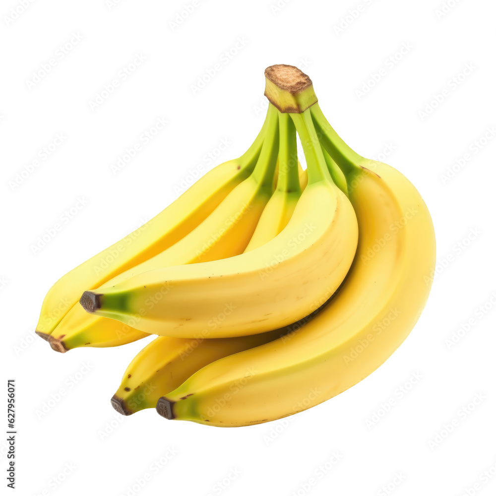 Delicious bunch of bananas isolated on transparent background, png clip ...