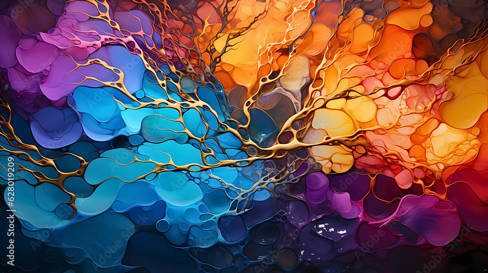 "Cosmic Ripples" offers a mesmerizing, surreal texture and background ...