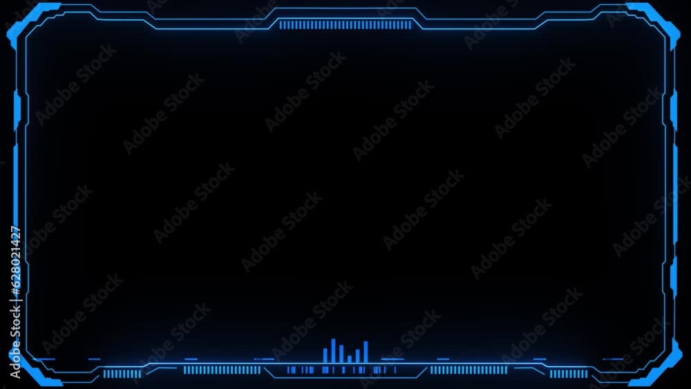 Hud Frame Digital Technology Sci-fi Frame Interface. HUD concept design ...
