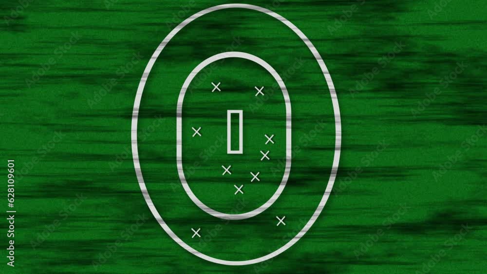 Cricket Tactic Board Animation And Player Moving On The Cricket Field ...
