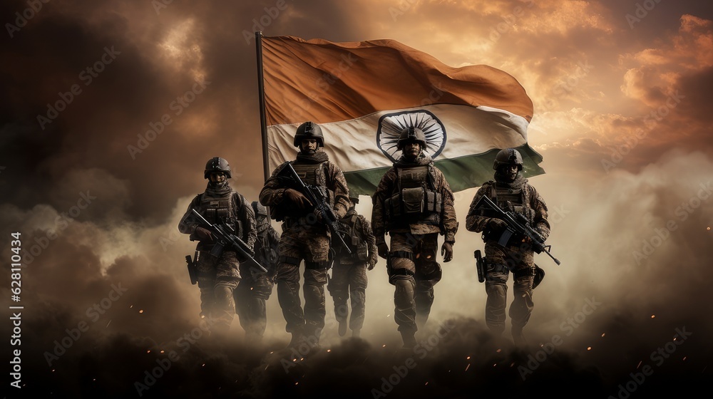 Indian special forces Stock Illustration | Adobe Stock